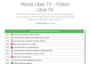 Qué es Pelota Libre, la nueva página que apareció tras el cierre de Fútbol Libre : Economis