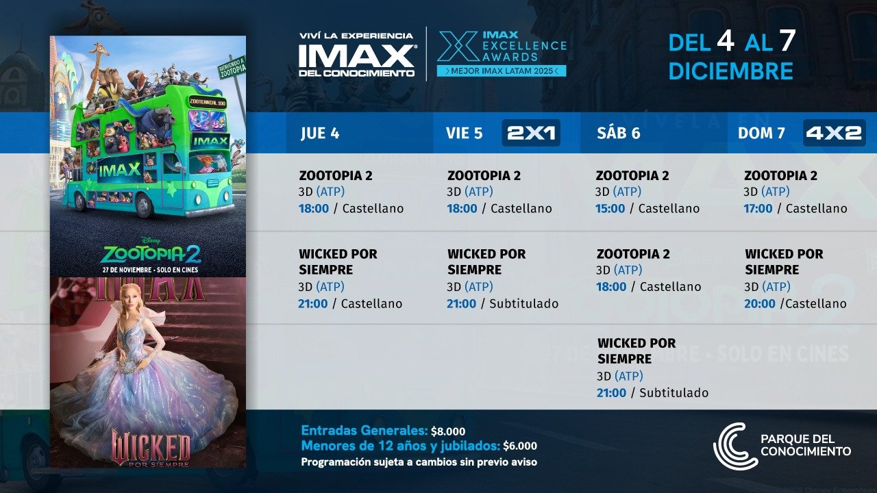 Fábula y magia en el IMAX con Zootopia 2 y Wicked por siempre